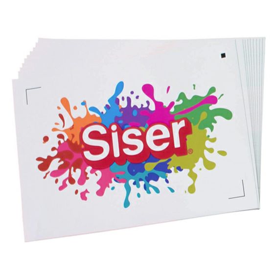 SISER® – EasyColor®DTV Printable Heat Transfer Vinyl - 8 sheet pack ...